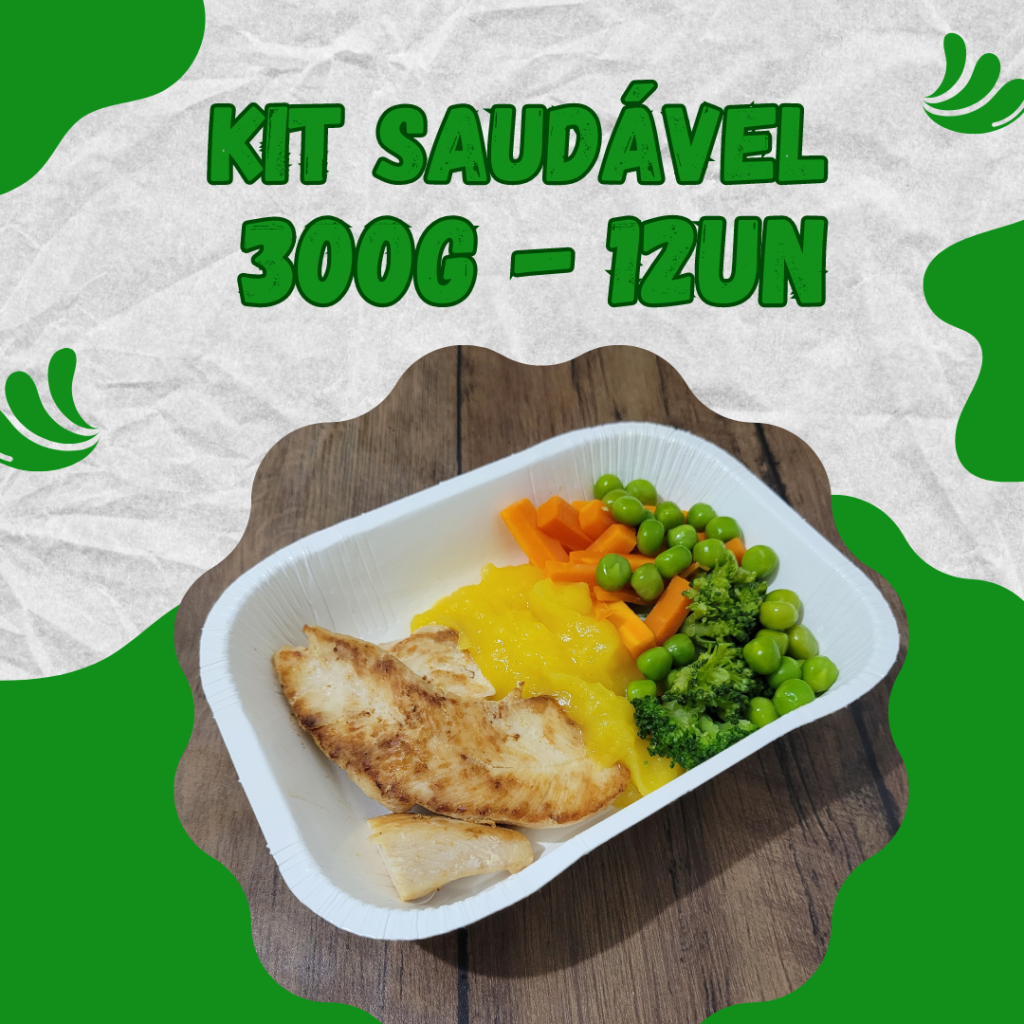 KIT SAUDÁVEL 12un – (Bovina e Frango) – 300g – Pinotti Fit